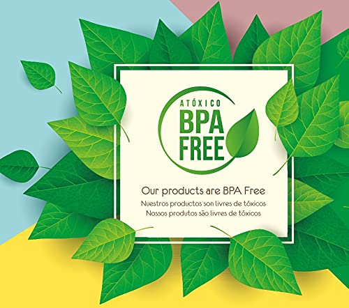 Plasvale Durable Plastic Serving Bowls 105.8oz/3L - Dishwasher Safe - Set of 6 Big Bowls for Salad, Popcorn, Pasta, Serving Side Dishes, Dinner Parties and more – BPA Free (Clear)
