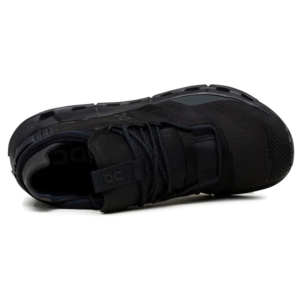 On Women's Cloudnova Sneakers, Black/Eclipse, 7 Medium US