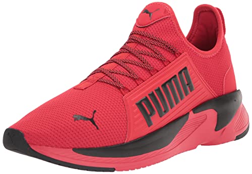 PUMA Men's SOFTRIDE PREMIER SLIP-ON Sneaker, High Risk Red-Puma Black, 10.5