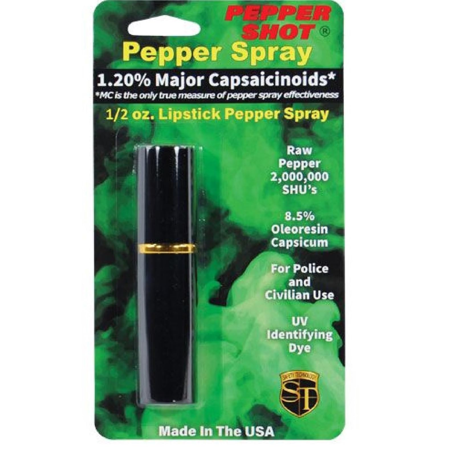 Lipstick Pepper Spray - Black