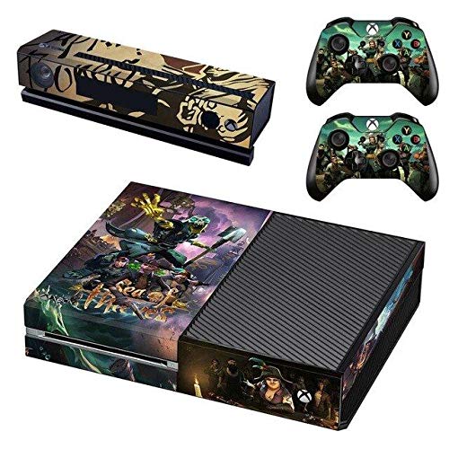 okanhyeu Xbox One Skin Set Vinyl Decal Skin Stickers Protective for Xbox One Console Kinect 2 Controllers - Adventure game