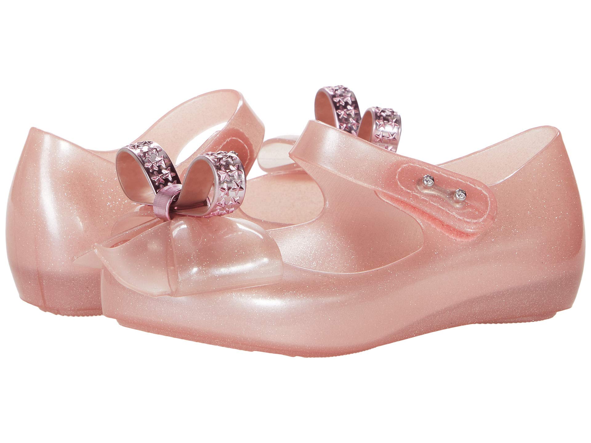 mini melissa Girl's Ultragirl Stars BB (Toddler/Little Kid) Glitter Pink 5 Toddler M