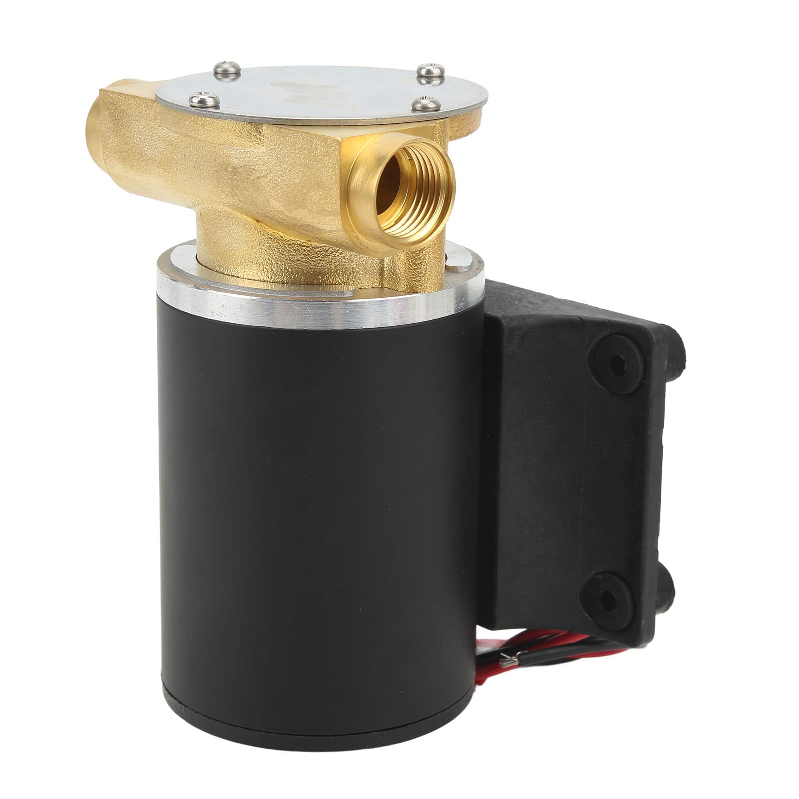 Self Priming Impeller Bilge Pump, 6GPM Liquid Delivery Boat Bilge Pump Large Traffic Flush Pump Long Life Span for Liquid Transfer(#1)
