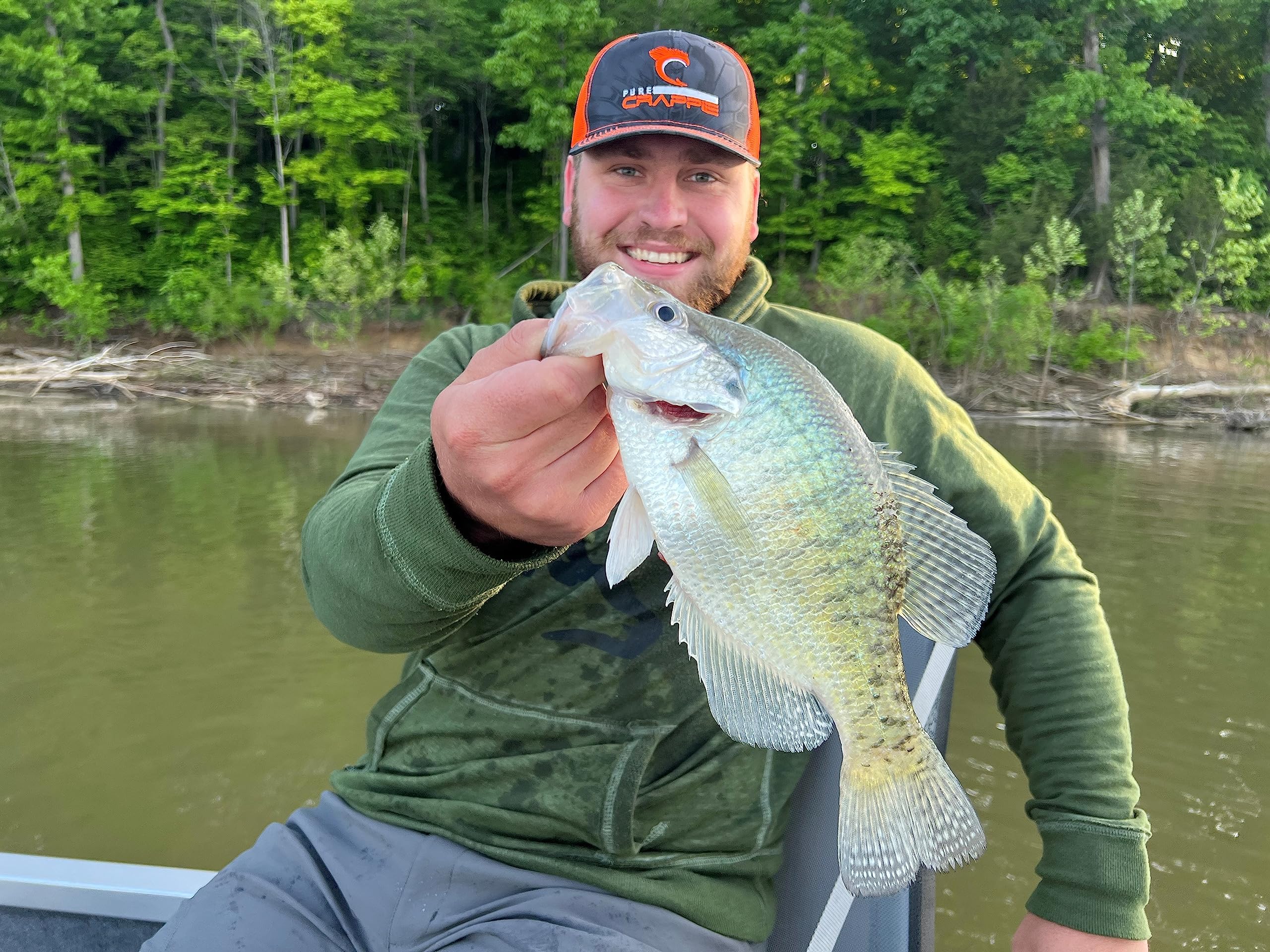 Pure Crappie Pig Tail - White/Chartreuse 2β - 20 Pack β Curly Tail Grub Lure Perfect Soft Plastic Artificial Bait for Crappie, Walleye, Smallmouth Bass and Many Species of Fish