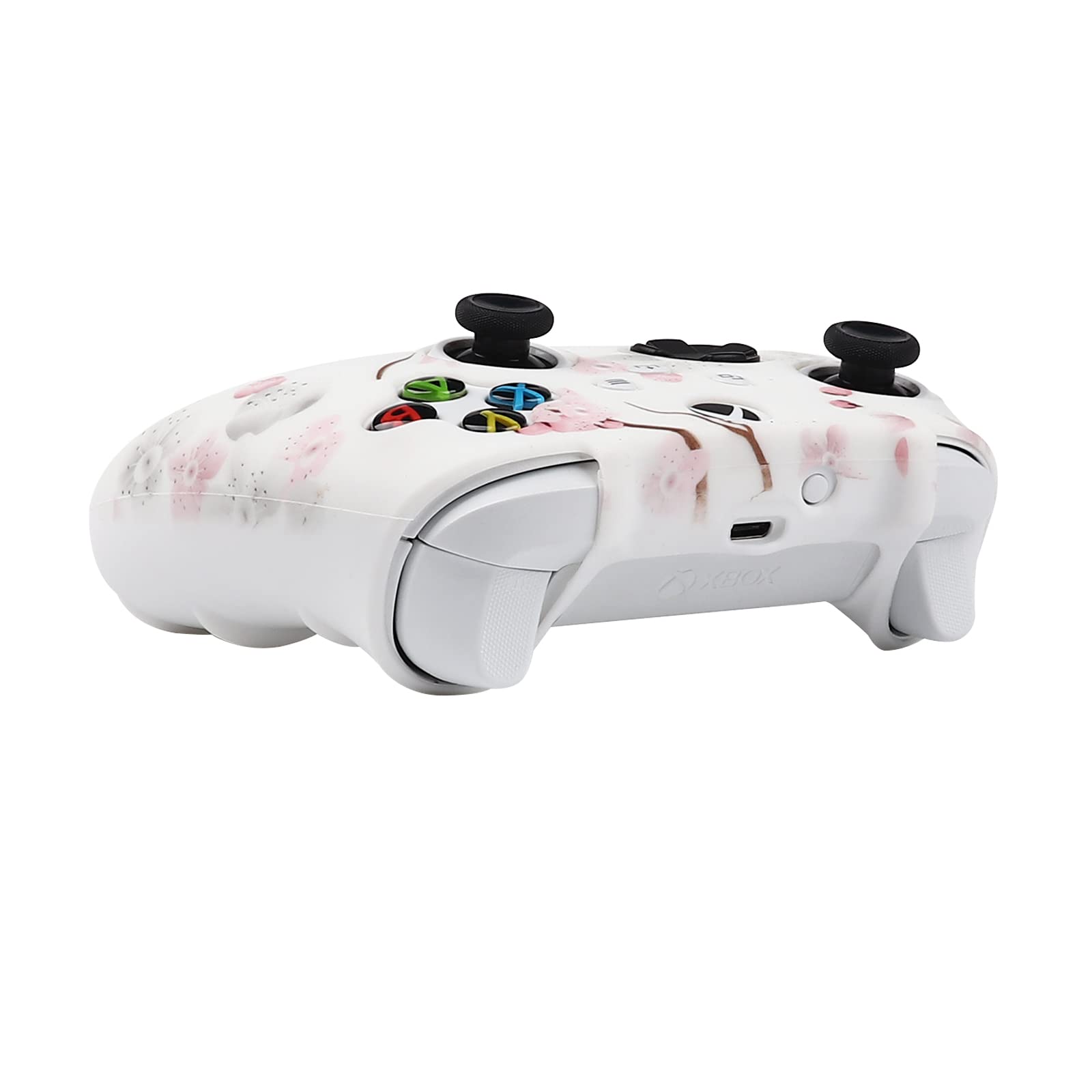 RALAN Controller Silicone Skin, Silicone Controller Cover Skin Protector Compatible for Xbox Series X Controller (Thumb Grip x 6)
