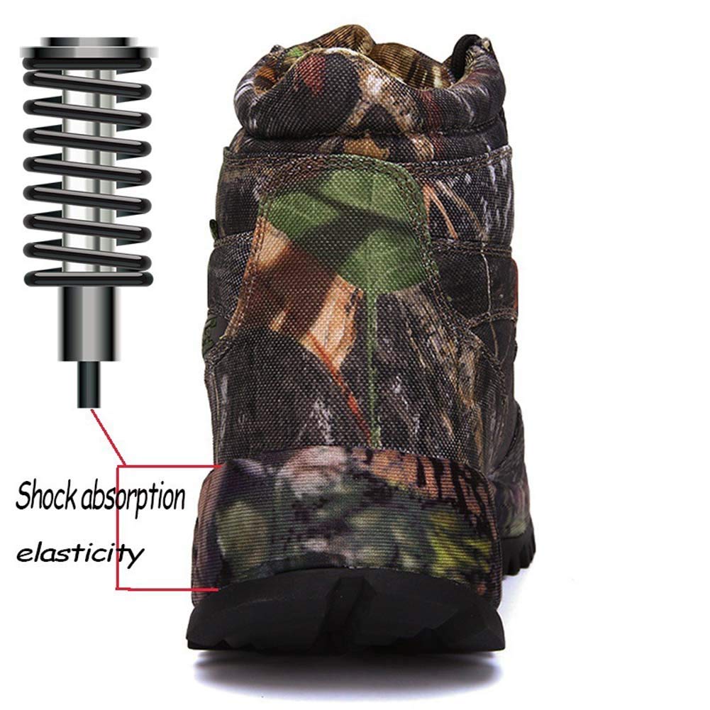 Men's Fishing Boots Tactical Boots - Breathable Ankle High Camouflage Hiking Boots Anti Collision Military Boots C-40