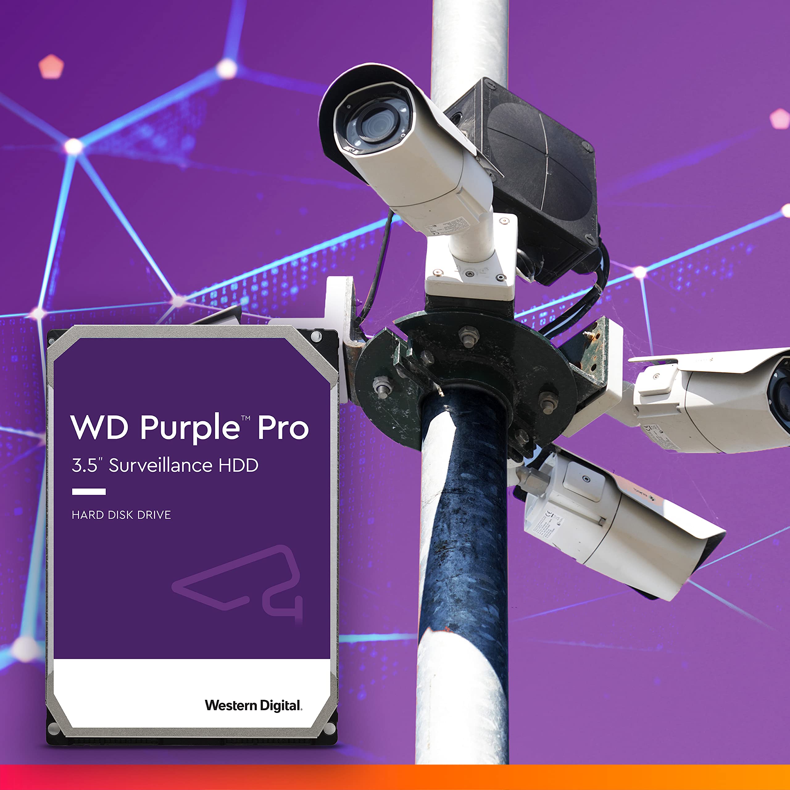 Western Digital 12TB & 8TB WD Purple Pro Surveillance Internal Hard Drives HDD Bundle
