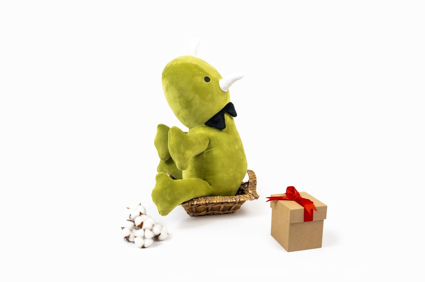 TOYS-US Weighted Dinosaur Plush - 24" 3.5 Lbs Green and 17" 2 Lbs Pink Weighted Dino - Anxiety Stuffed Animals - Weighted Stuffed Animals – Dinosaur Plush – Throws Pillows- 2 Pack