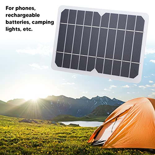 Solar Panel Charger, 5V Solar Charging Panel Environmental Protection high Conversion Rate for Camping