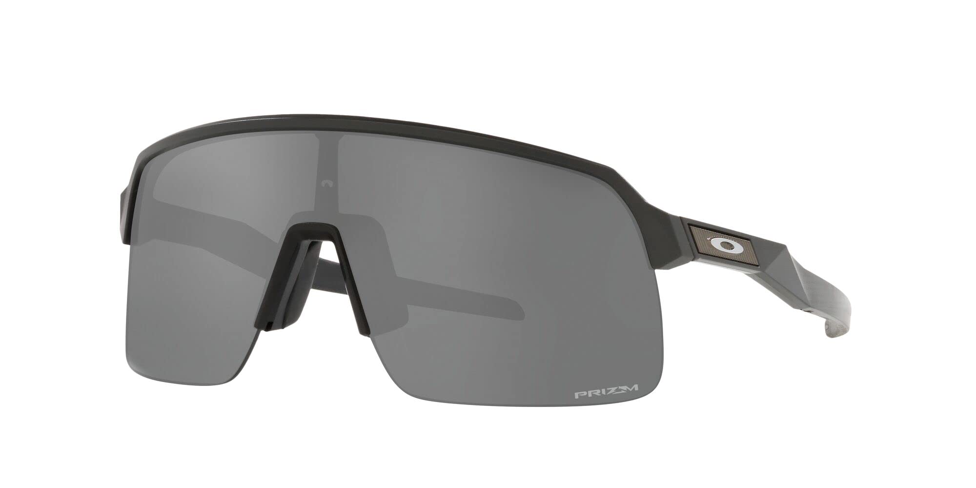 Oakley Men's OO9463 Sutro Lite Rectangular Sunglasses, Matte Neon Yellow/Prizm Road, 39 mm