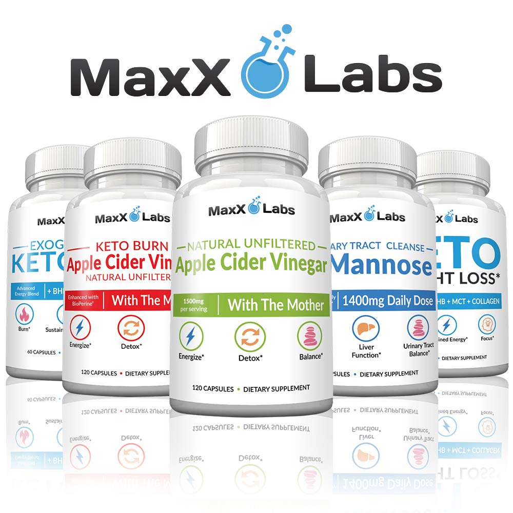 MaxX Labs D Mannose Capsules - Fast Acting 1400 MG Extra Strength DMannose Capsule for Bladder Health with Potent Cranberry Extract & Hibiscus Flower Supports UTI Relief Supplement - 120 Ct
