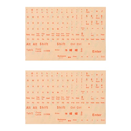 SOLUSTRE Laptop Stickers Laptop Stickers 6 Sheets Keyboard Keyboard Letter Stickers Purple Stickers Keyboard Letters Stickers Letters Stickers English Computer Stickers Computer Stickers
