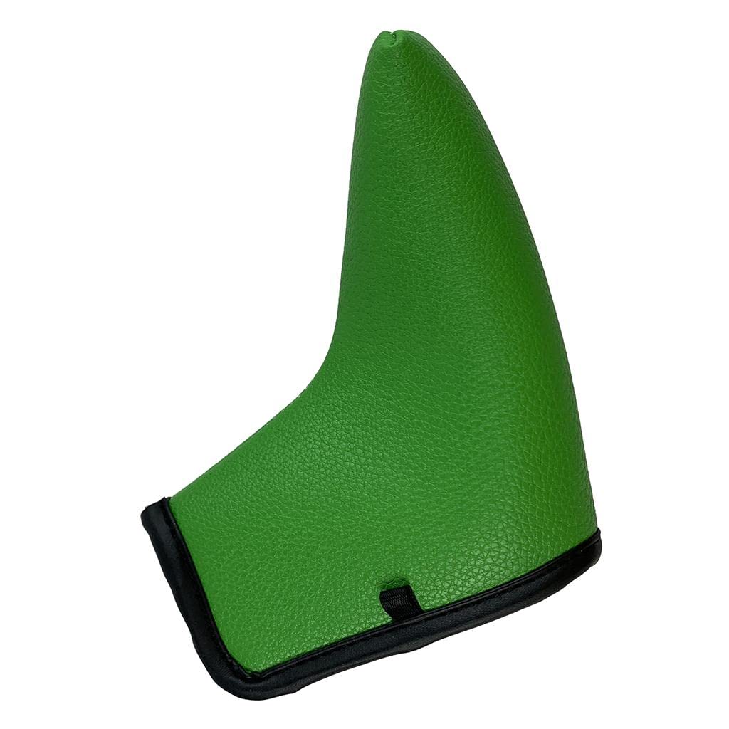 menolana Waterproof Golf Putter Head Cover Non- PU Blade Club Headcover Golfer Gift, Green, 17.5cm