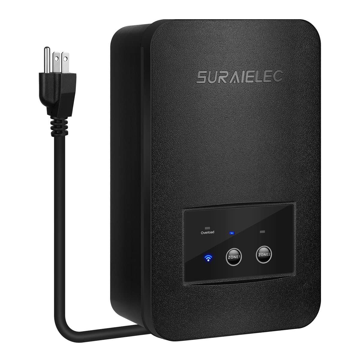 Suraielec 200W Smart Low Voltage Transformer, Schedule and Timer, 2.4GHz Wi-Fi Landscaping Light Transformer, Work with Alexa & Google Assistant, Individually Controlled, 120V AC to 12V 15V AC