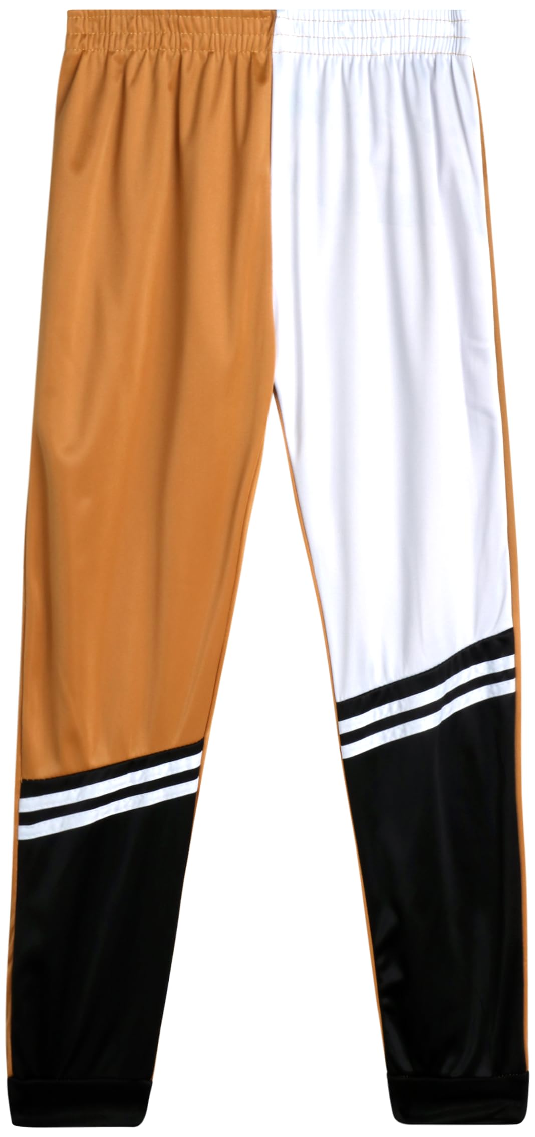 Quad Seven Boys' Tricot Jogger Set - 2 Piece Active Performance Zip-Up Tracksuit Set (Size: 4-18), Size 8-10, Black/White Legend