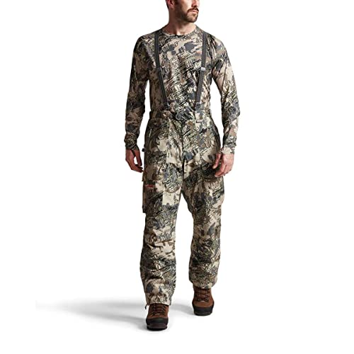 SITKA Gear Men's Blizzard Aerolite Waterproof Hunting Bib Pant, Optifade Open Country, Large