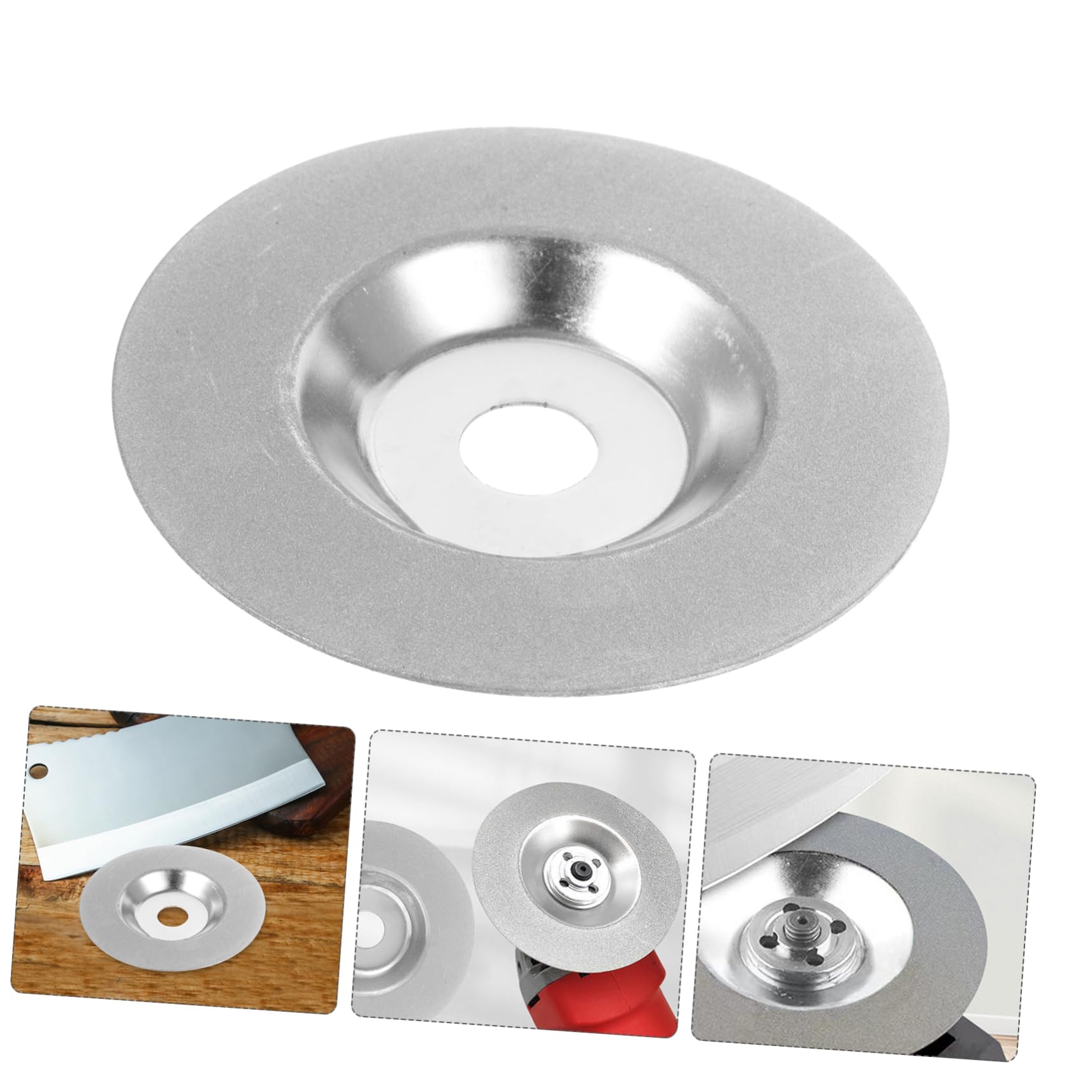 Mobestech 4pcs Angle Whetstone Waterstone Cutter Sharpening Stump Angle Cutting Disc Stump Remover Hand Wisking Tool Electric Sanding Wheel Diamond Multipurpose Blade