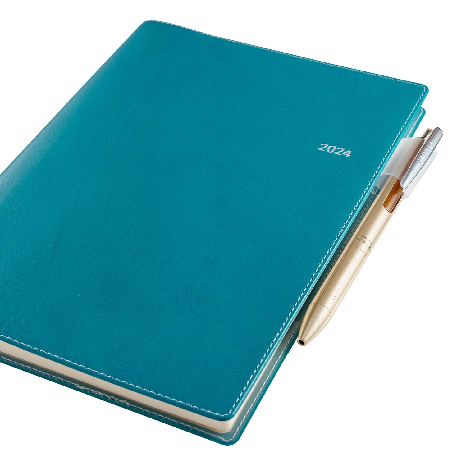 Noritsu NOLTY Notebook 2024 A5 Weekly Ecri 3 Peacock Green 6318 (Begins December 2023)