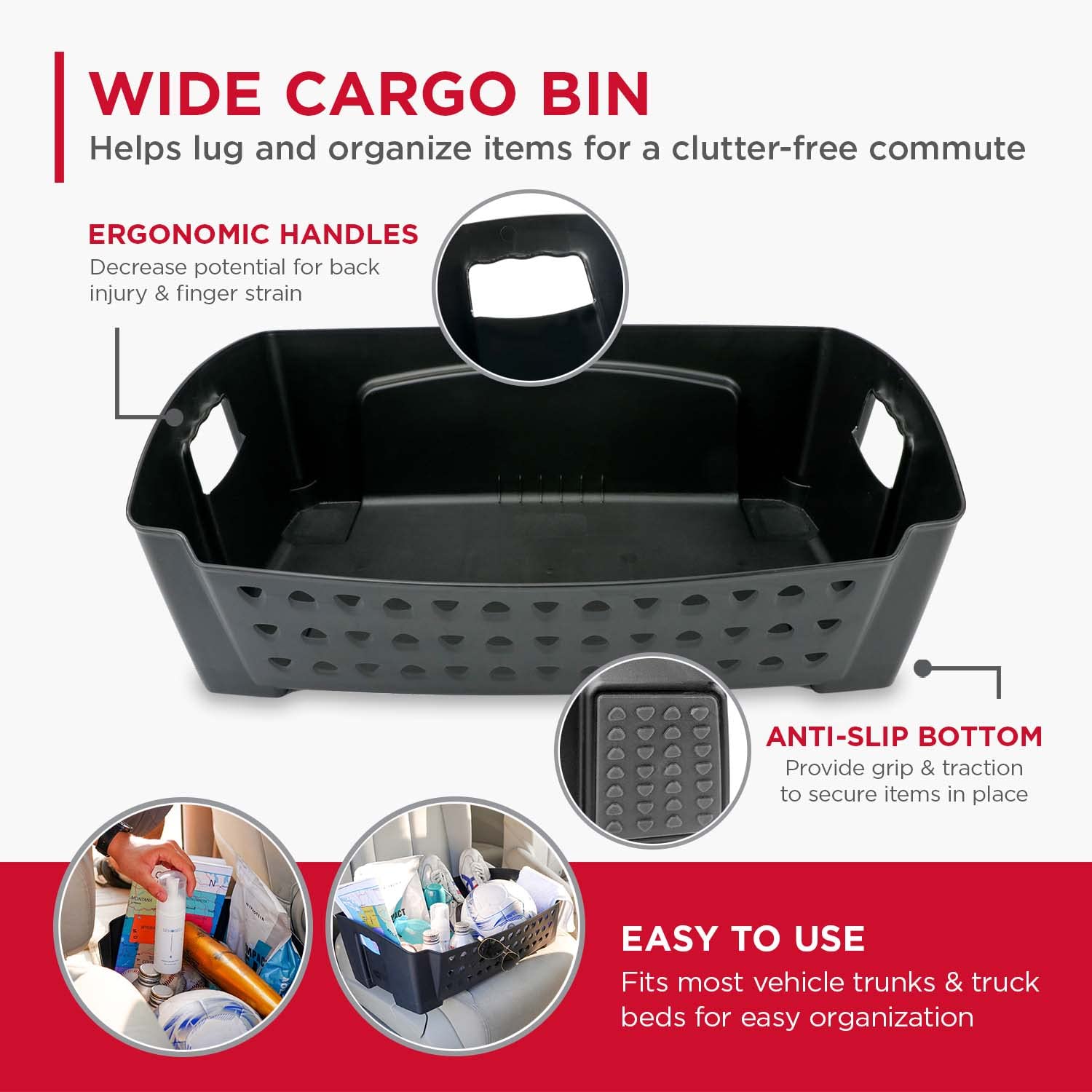 Rubbermaid Double Cargo Bin