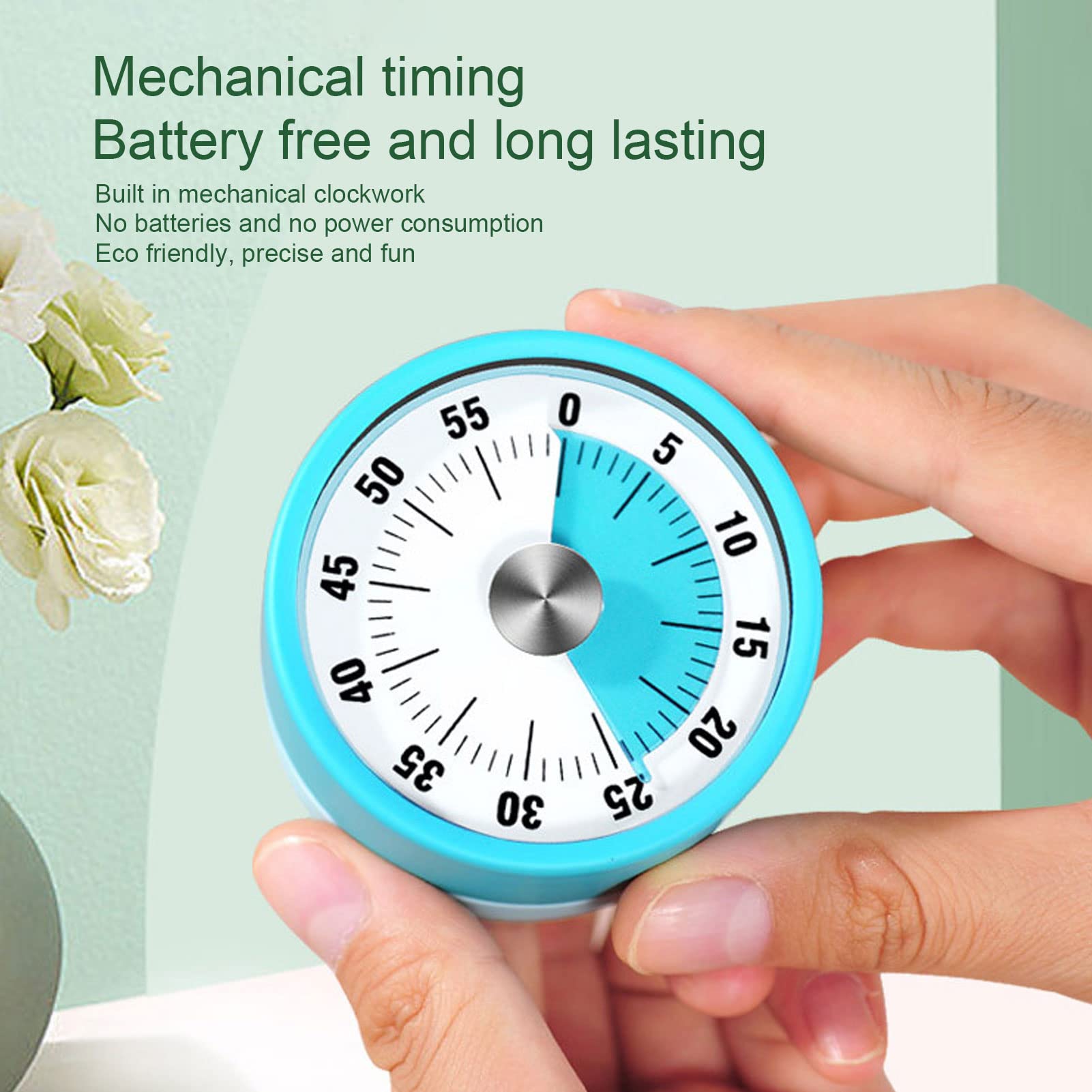 Stainless Steel Visual Timer Stainless Steel Kitchen Cooking Countdown Chef Modern Simple Stainless Steel Visual Timer