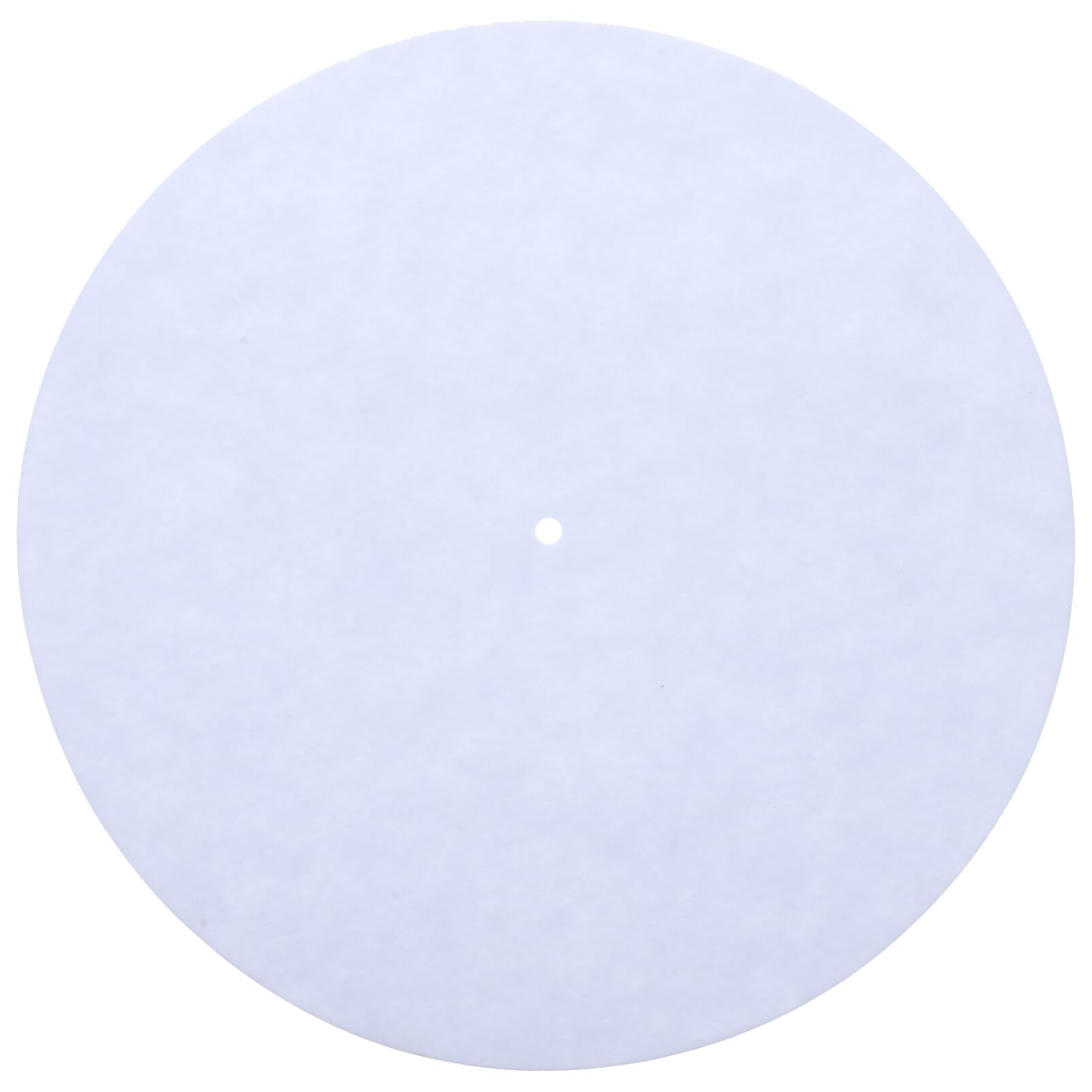 Milisten Turntable Platter Mat Anti Static Vinyl Record Player Vibration Dampening Felt (White)