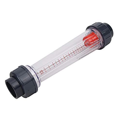 Water Flowmeter, LZS40(D) Tube Type Flowmeter Plastic Tube Type Liquid Flowmeter Waterflow Measuring Tool Waterflow, Science Lab Flowmeters