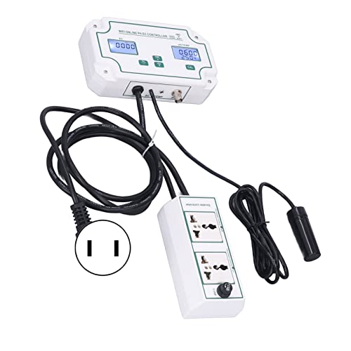 Water Quality Tester, PH Temp Meter WIFI 3 in 1 for Swimming Pools(US Plug 120V)
