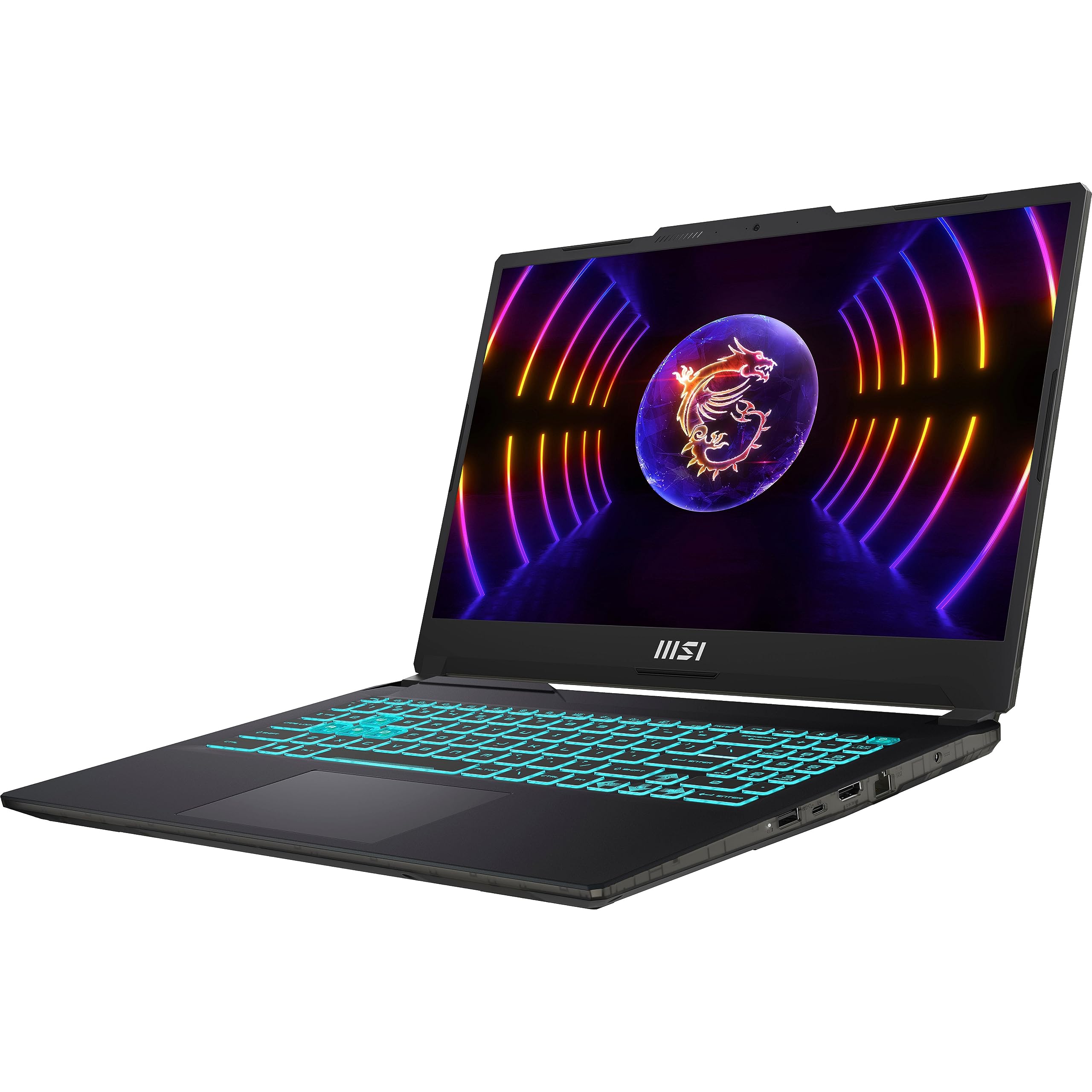 MSI Cyborg 15 15.6" 144Hz FHD Gaming Laptop Computer, 12th Gen Intel 10-Core i7-12650H, GeForce RTX 4060 8GB, 64GB DDR5 RAM, 4TB PCIe SSD, WiFi 6, Backlit Keyboard, Windows 11, BROAGE Cable