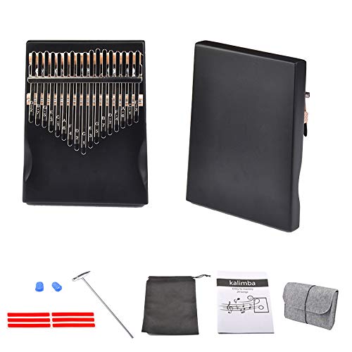 Meech Kalimba Thumb Piano 17 Keys Thumb Piano Instrument Finger Piano Kalimba for Native Instruments 6.69X5.11X0.78Inch
