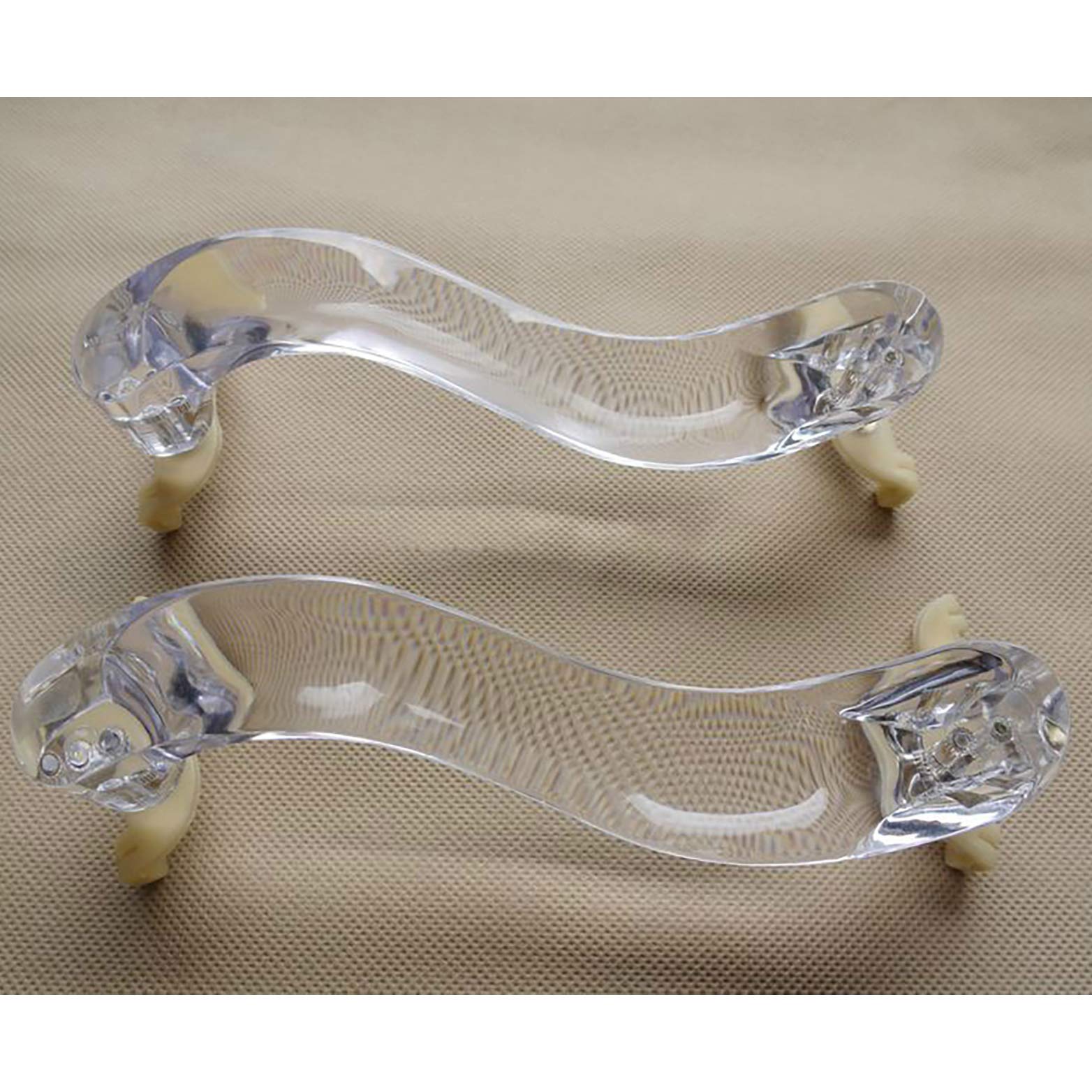 Meech Transparent Crystal Violin Shoulder Rest, Suitable for 4/4-3/4 Size Fiberglass Shoulder Rest