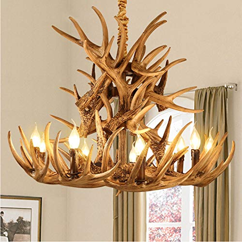 LVWIT Flame Tip LED Filament Bulb Candelabra E26 Base Dimmable 4.5W (60W Equivalent) B11 Chandelier Candle Light Bulb,2700K Warm White 6-Pack