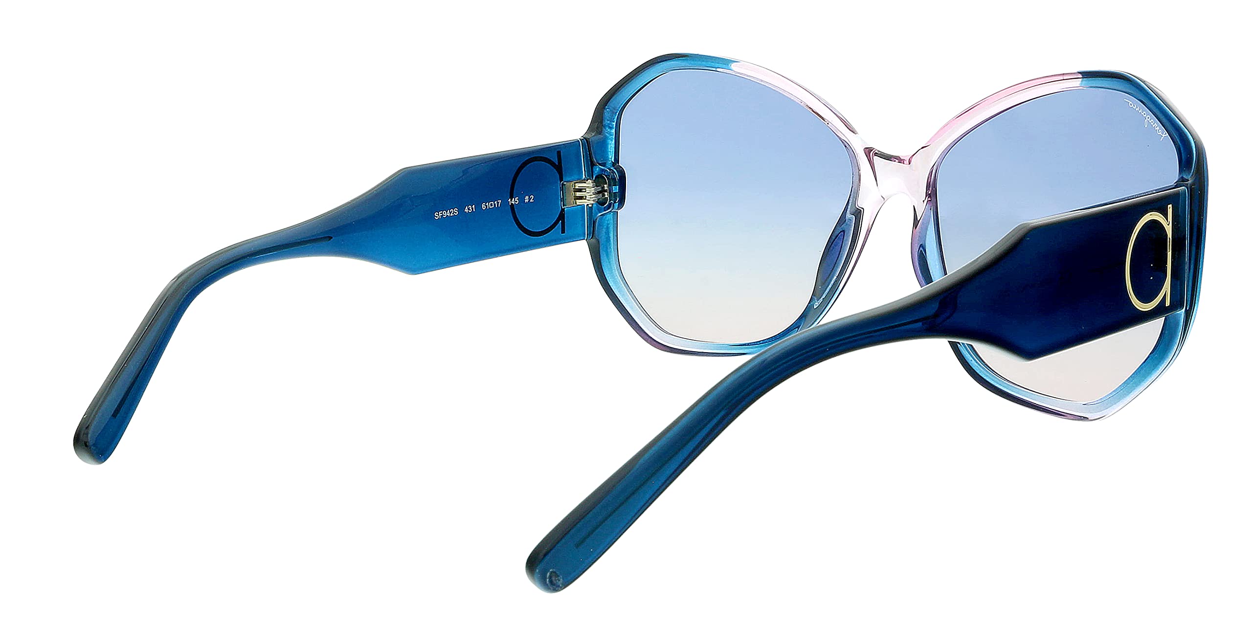 Sunglasses FERRAGAMO SF 942 S 431 Blue Antique Rose Gradient