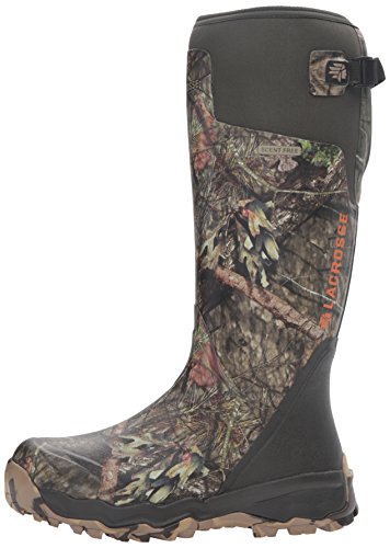 LaCrosse Alphaburly Pro 18" Hunting Boots for Men Featuring Waterproof Rubber, Adjustable Gusset, and EVA Footbed, Mossy Oak Break-Up Country - 9 M