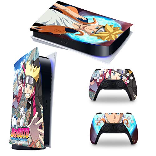 Ninja Leaf - PS5 Digital Edition Skin Console and 2 Controller, Vinyl Decal Sticker Full Cover Protective
