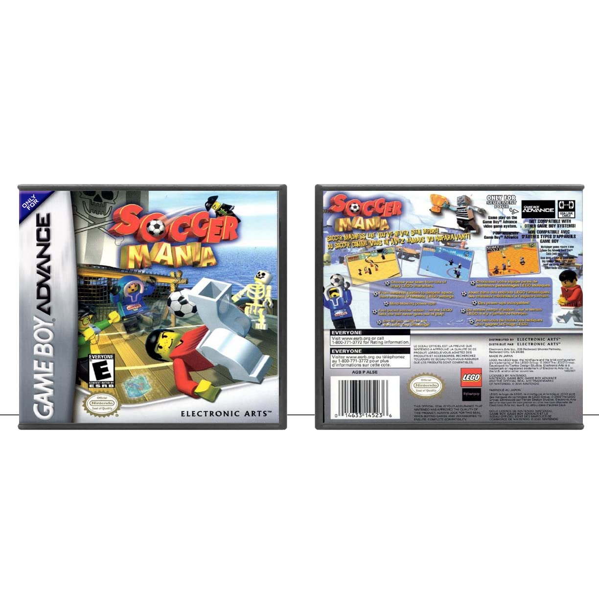Soccer Mania | (GBA) Game Boy Advance - Game Case Only - No Game