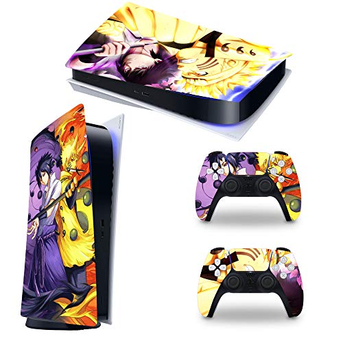 Ninja Leaf Village PS5 Digital Edition Console and Controller Skin Set - Playstation 5 Digital Edition Vinyl