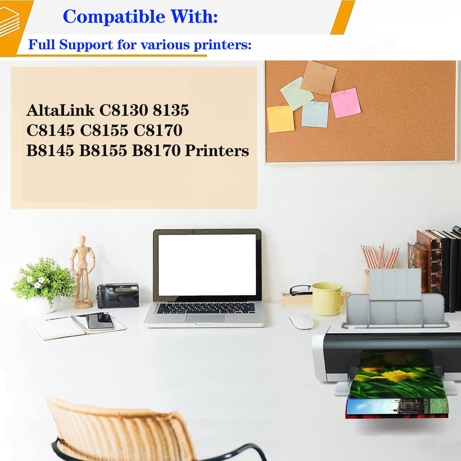 LISTWA Compatible Replacement for Xerox C8130 013R00681 Drum Unit Work with AltaLink C8130 8135 C8145 C8155 C8170 B8145 B8155 B8170 Printer 1 Cyan
