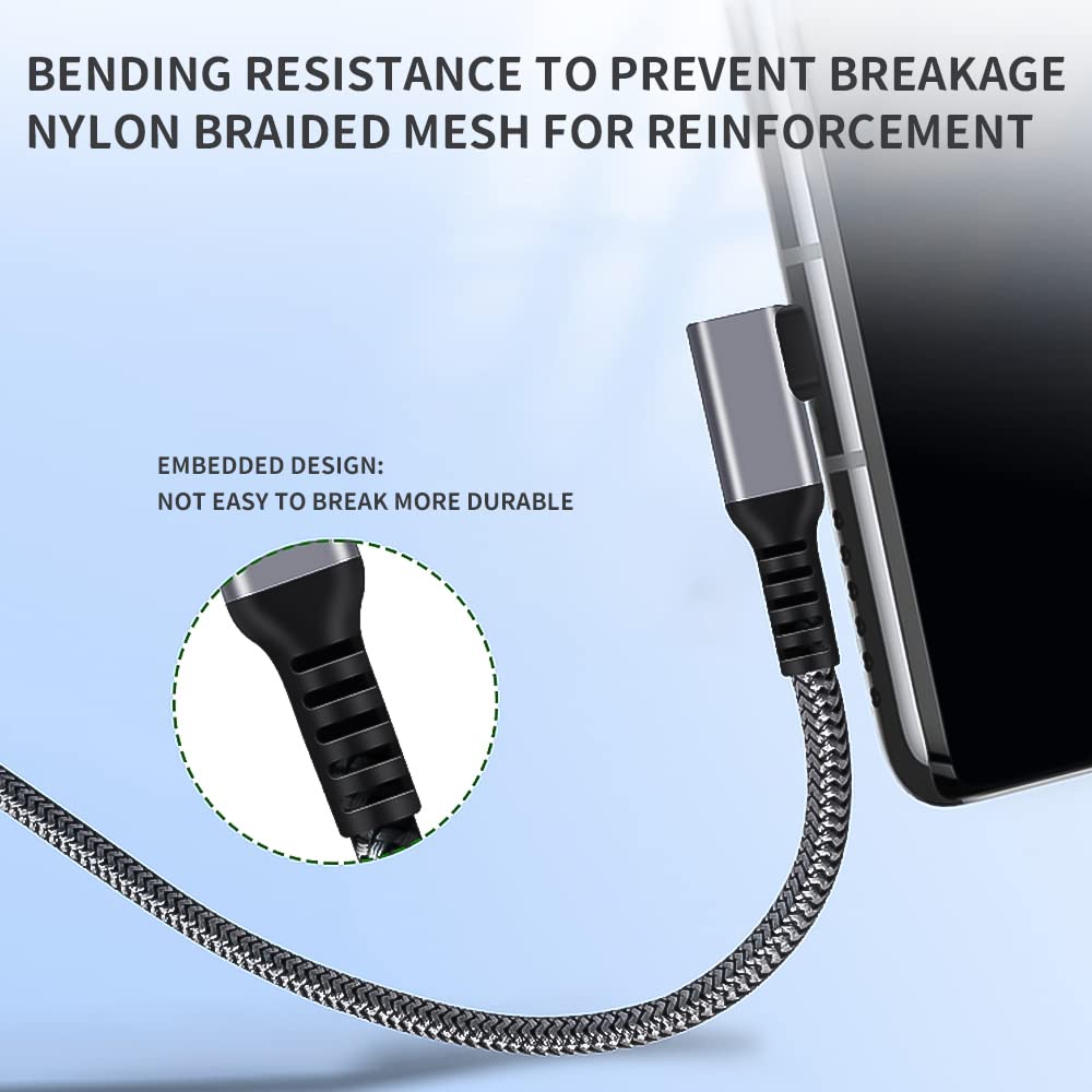 Tshiwort Link Cable 16 FT Compatible with Quest 1/2, High Speed Data Transfer VR Headset Cable, Fast Charging Cord, USB 3.2Gen1 VR Power Cord for Gaming PC/Steam VR