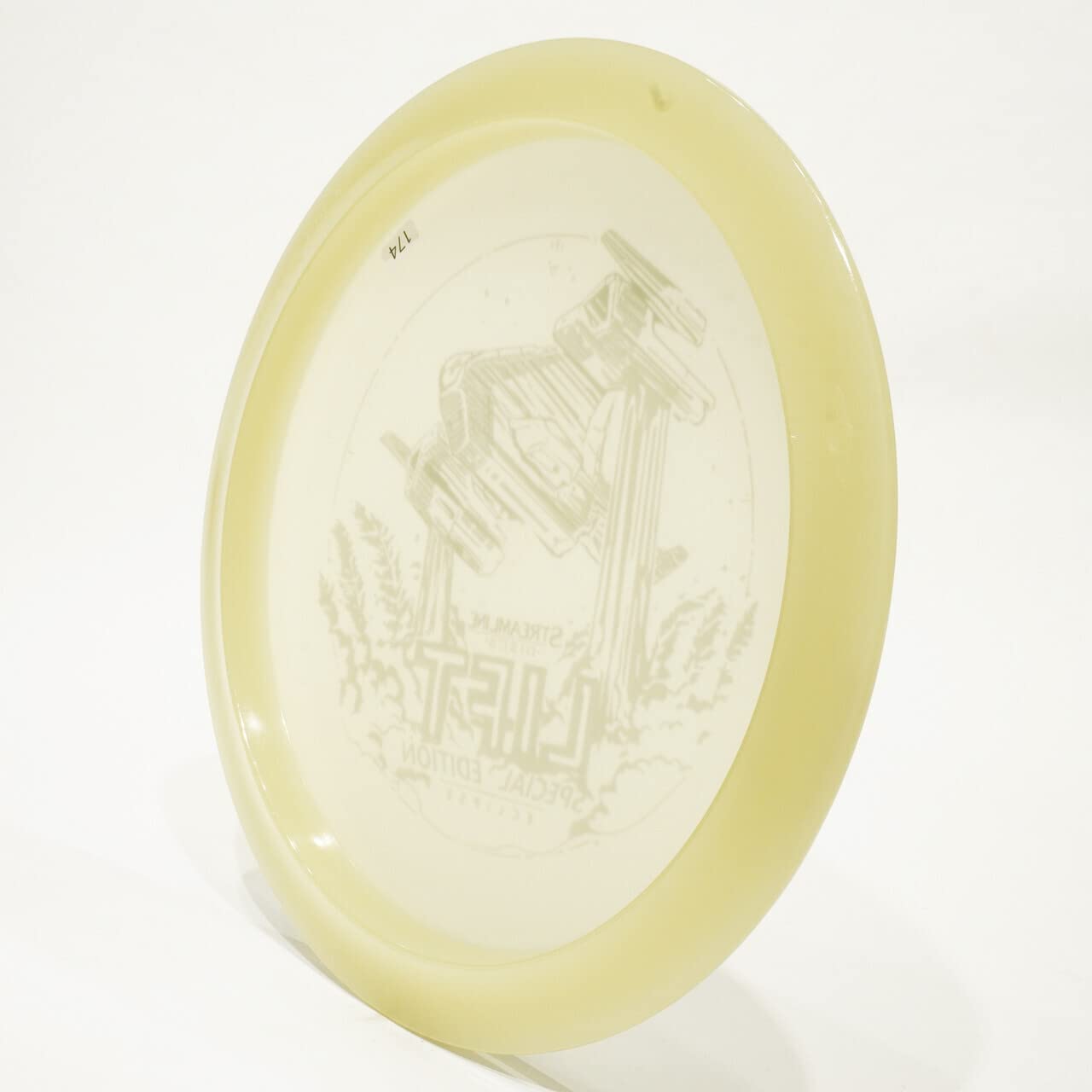 Streamline Special Edition Glow Lift (Eclipse Glow) Distance Driver Golf Disc, Pick Weight/Color [Stamp & Exact Color May Vary] White (Milky, clearish) 173-174 Grams