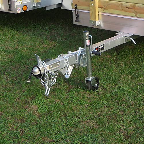 X-Haibei Trailer Coupler Lock fits 1 7/8, 2 and 2 5/16 inch Couplers, Universal Trailer Ball Hitch Locks, Heavy Duty Aluminum Body, Copper Lock Cylinder, Rustproof, Dust-Proof (Black)