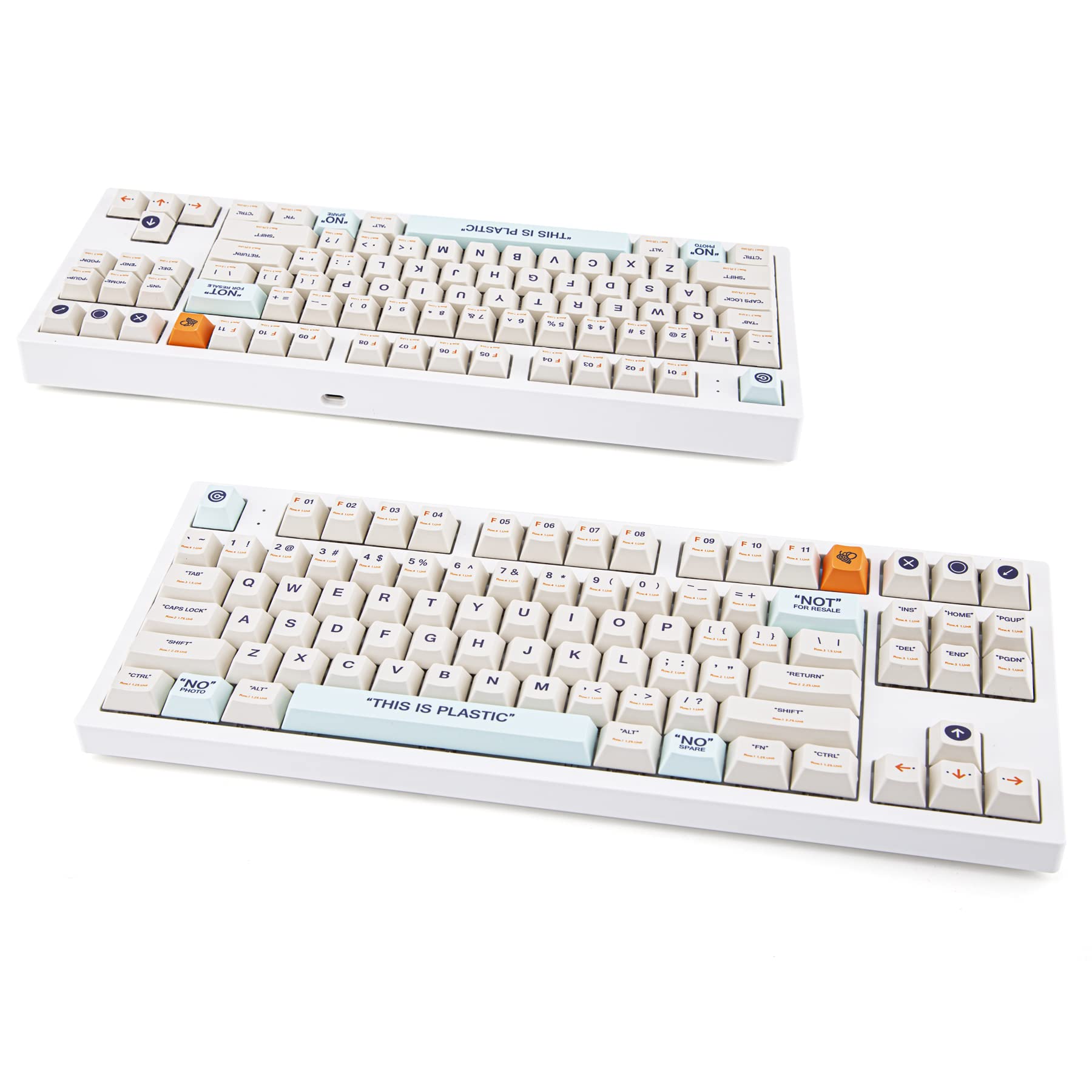 UniCusMech PBT keycap Cherry Profile 161 Keys Dye Sublimation ANSI & ISO Layout Keycap for Mechanical Gaming Keyboard Cherry MX Switch (Plastic)