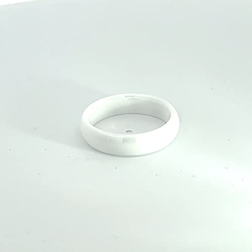 One Moment In Time J128 Sizes 8 Heavenly Flower White Ceramic Choose The Right Ring (8) Mormon LDS CTR