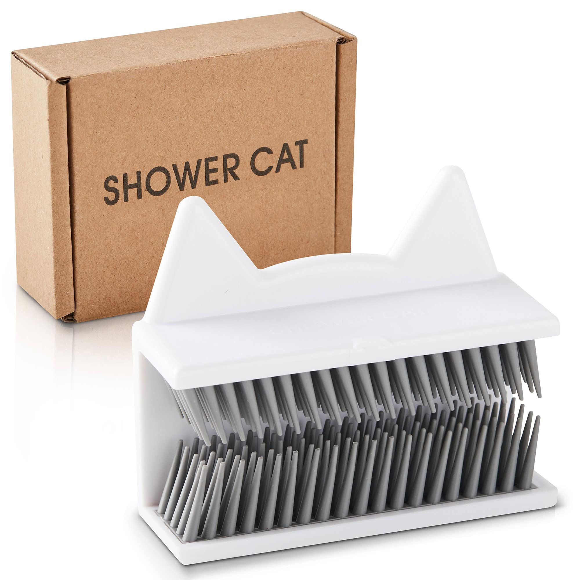 Shower Cat Hair Catcher Shower Wall, Hair Trap - Hair Collector for Shower, Silicone Hair Catchers for Shower, Drain Protector and Bathtub