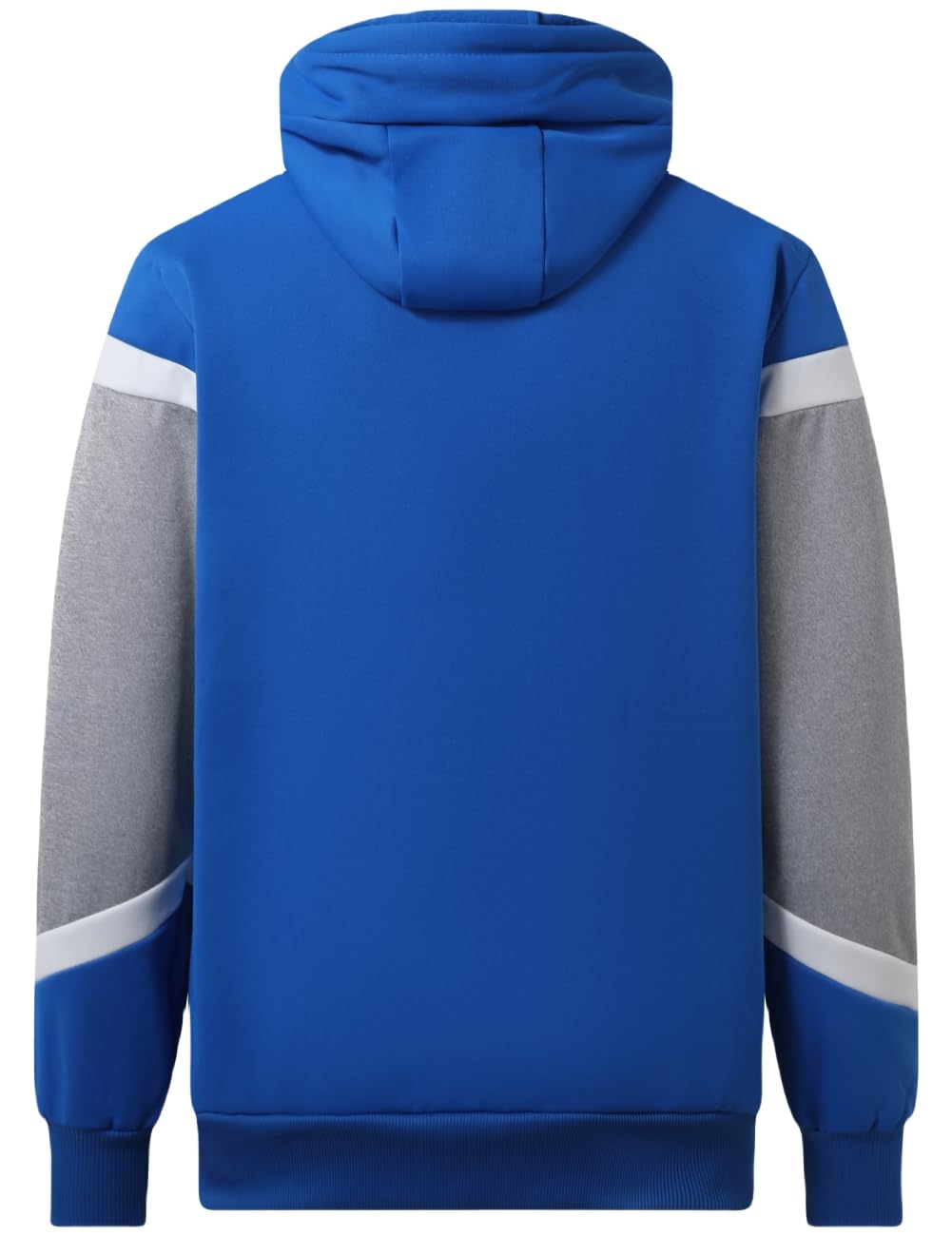 LQHHYLYX Mens Hoodie Multicolor Panel Sweatshirt Fleece Long Sleeve Sports Tops (Medium, Blue)