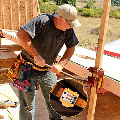 Tape Measure Holder, Measuring Tape Holder, Drill Holster, Tape Measure Clip, Tool Pouch with Belt Clip, Suitable for Tape Measurer, Drill, Impact Driver and Any Tool with a Hook.
