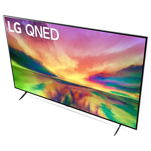 LG QNED80 Series 65-Inch Class QNED Mini LED Smart TV 4K Processor Smart Flat Screen TV for Gaming with Magic Remote AI-Powered 65QNED80URA, 2023 with Alexa Built-in,Black