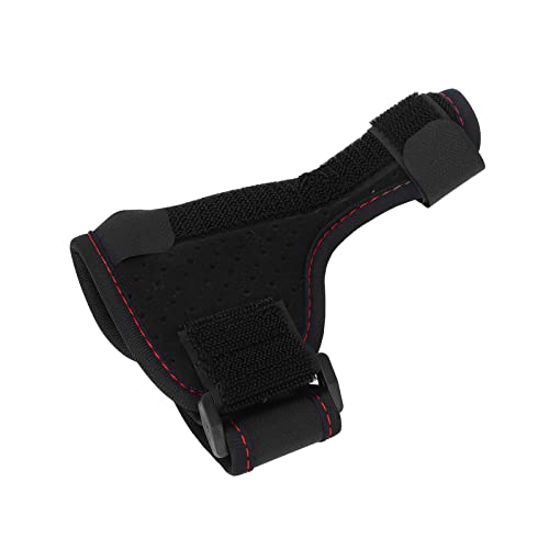 Qionia Adjustable Finger Splint, Prevent Injury Finger Aluminum Brace Fasten Recovery Breathable Lightweight for Injury Fixation