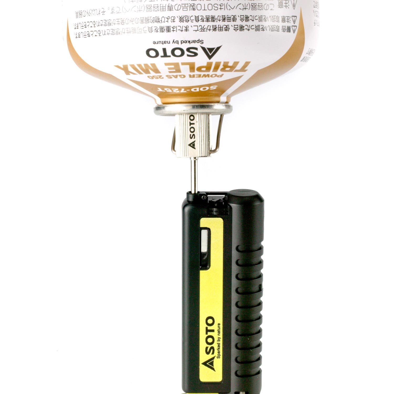 SOTO Pocket Torch - Refillable Extended Torch Lighter with Telescoping Burner Head, Electronic Ignition, Strong Wind-Resistant Butane Lighter for Candles, Grill, BBQ, Fireplaces, Camping, and more