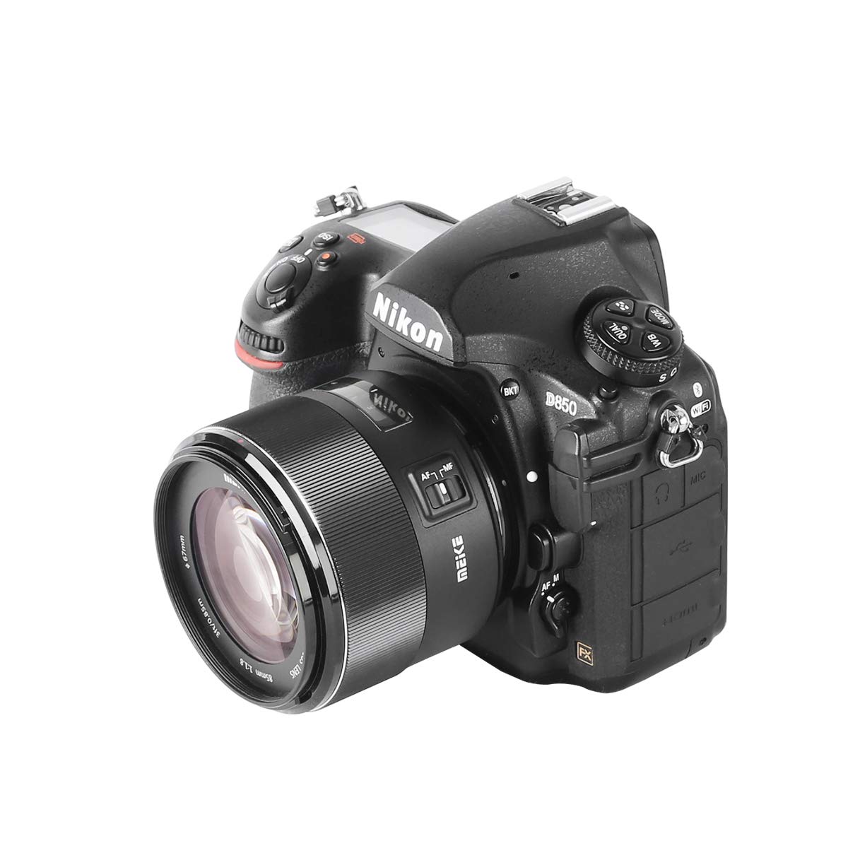 Meike 85mm f1.8 Wide Aperture Full Frame Auto Focus Telephoto Lens for Nikon F Mount DSLR Camera and Compatible with Nikon APS-C Cameras D610 D750 D780 D810