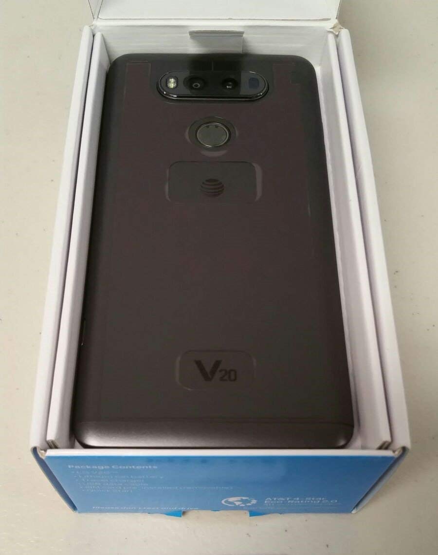 LG V20 H910 64GB Titan Gray AT&T Smartphone (Renewed)